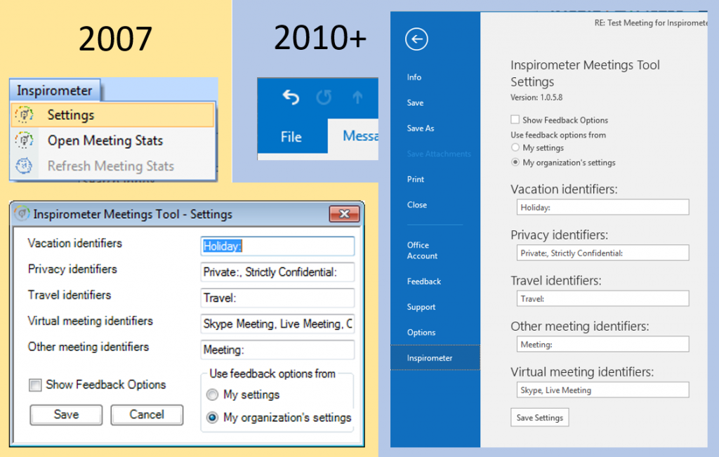 Outlook Feedback Settings – Virtual Toolchest